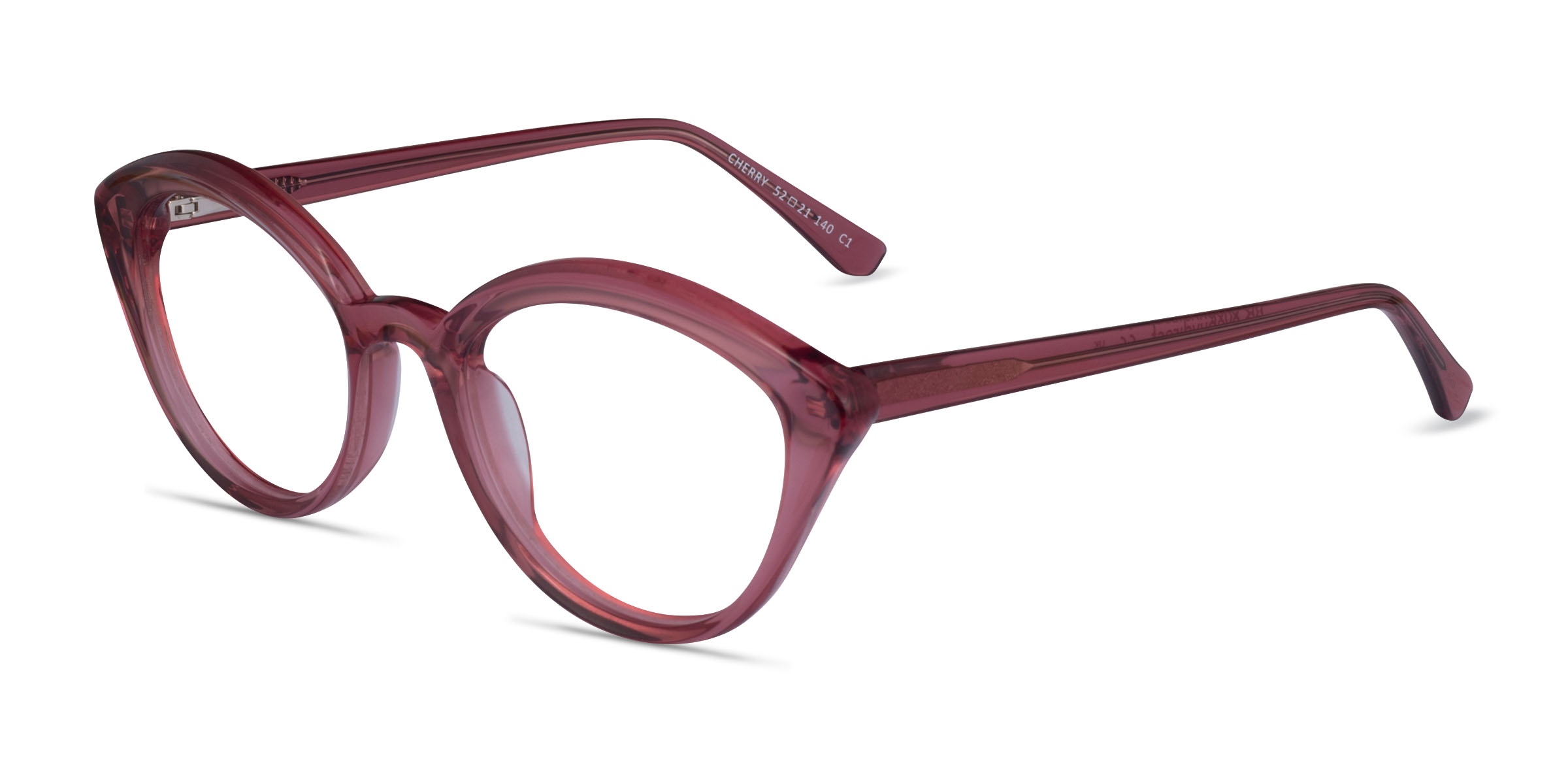 Cherry Cat Eye Crystal Pink Glasses For Women Eyebuydirect