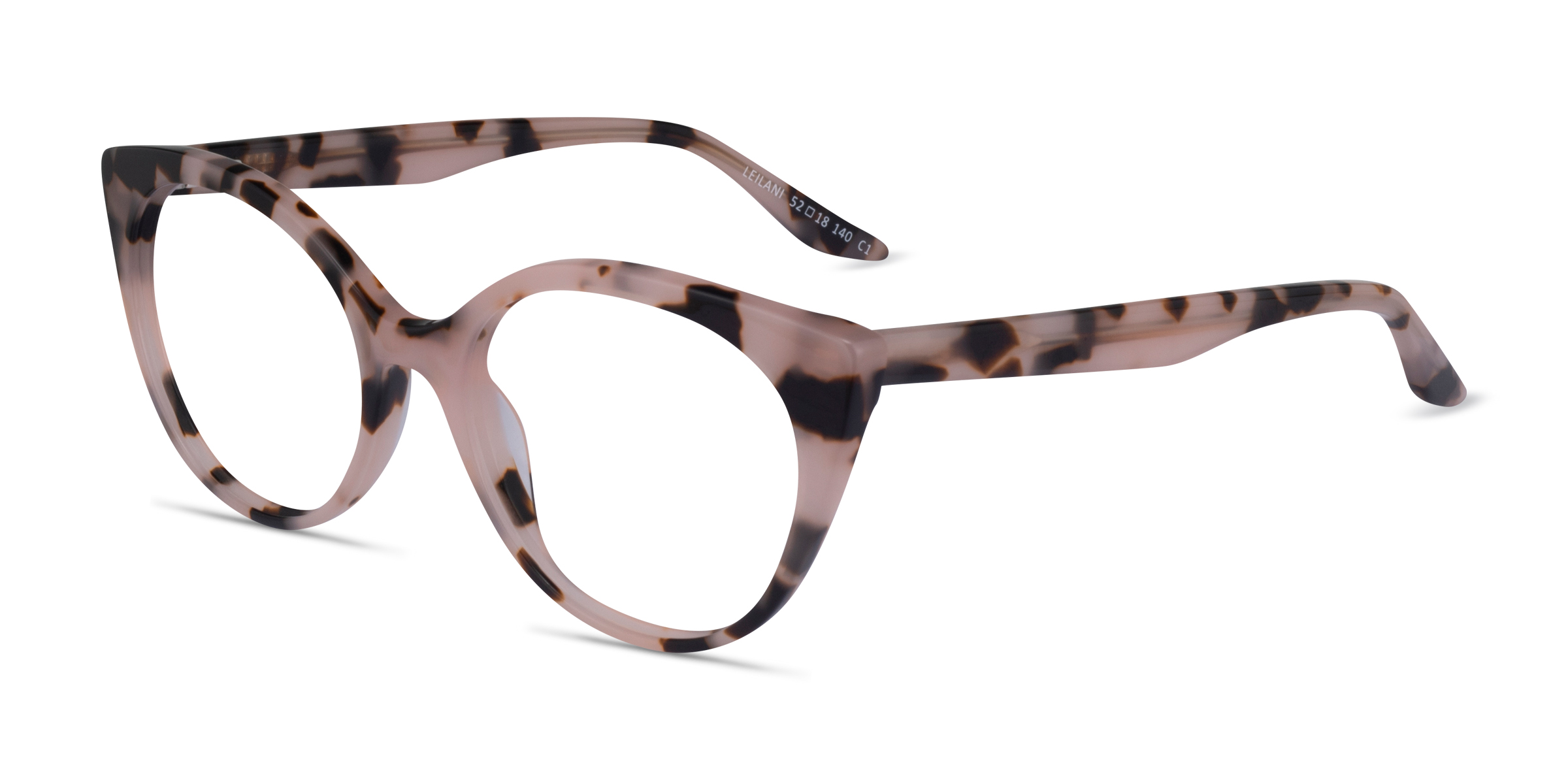 Leilani Cat Eye Pink Tortoise Glasses for Women | Eyebuydirect