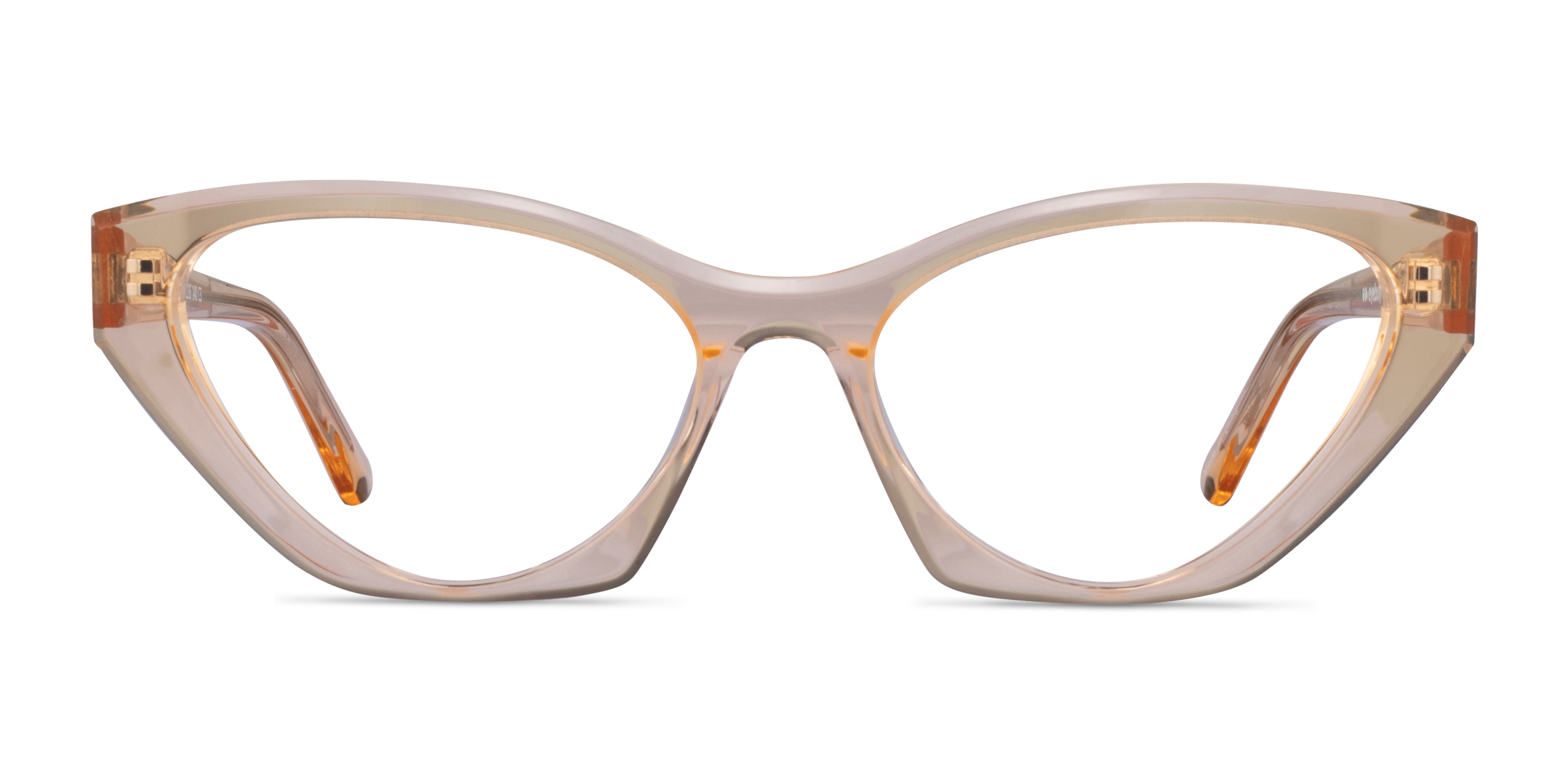 Angelina Cat Eye Crystal Melon Glasses for Women | Eyebuydirect