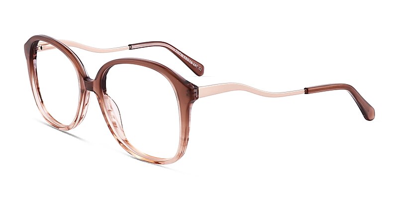 Edith Round Brown Pearl Glasses For Women Eyebuydirect Canada