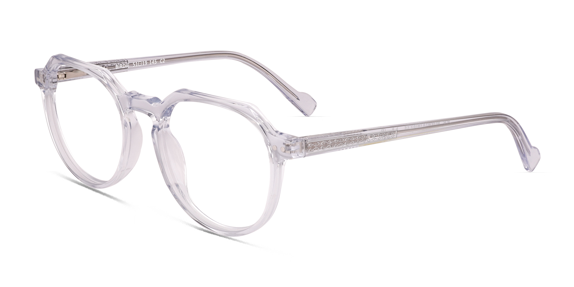 Birdie Round Clear Full Rim Eyeglasses | Eyebuydirect