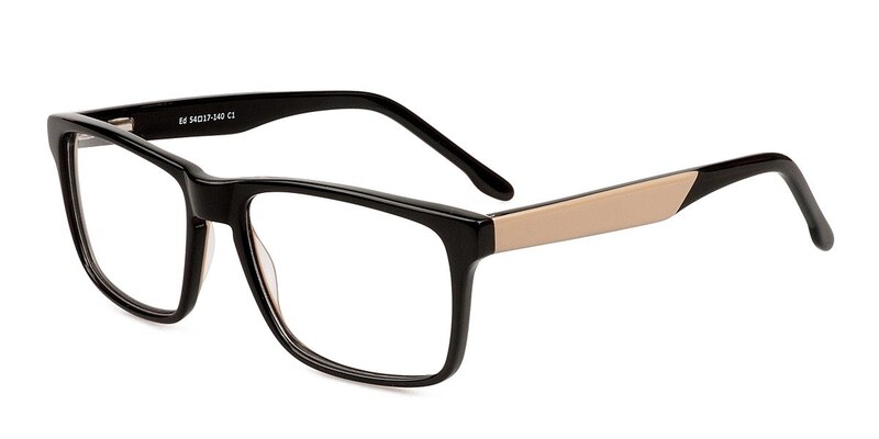 Ed Square Black Glasses for Men | Eyebuydirect Canada