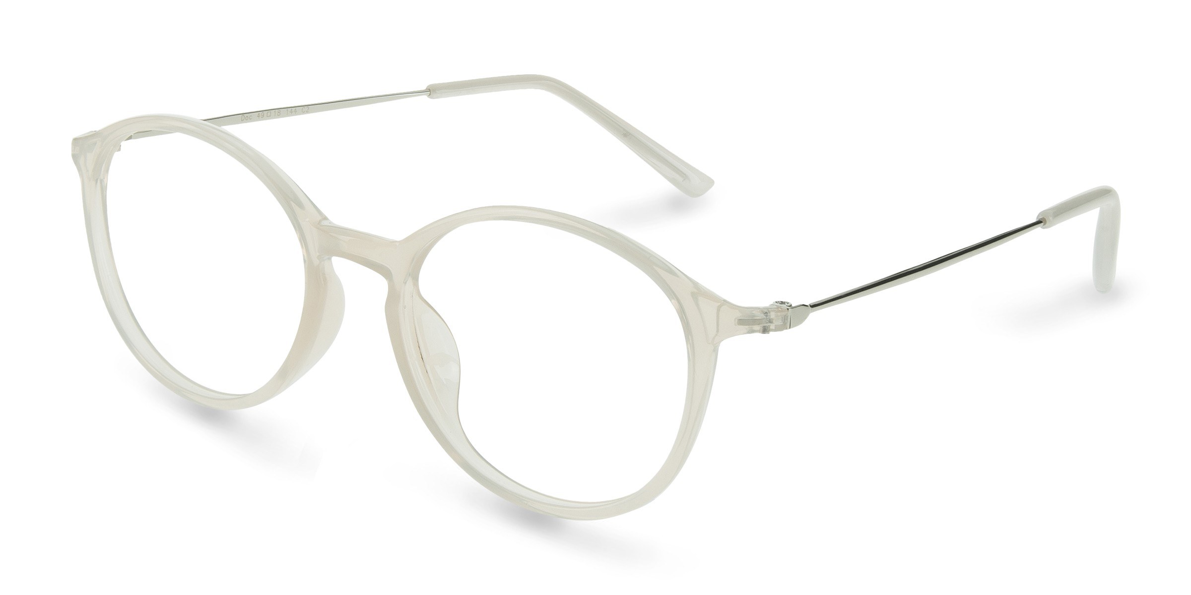 Doc Round Clear Glasses for Women | Eyebuydirect