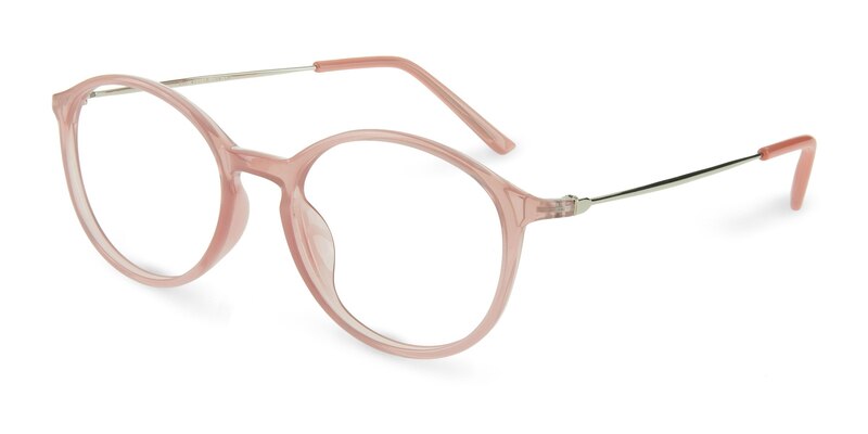Doc Round Light Pink Glasses for Women | Eyebuydirect
