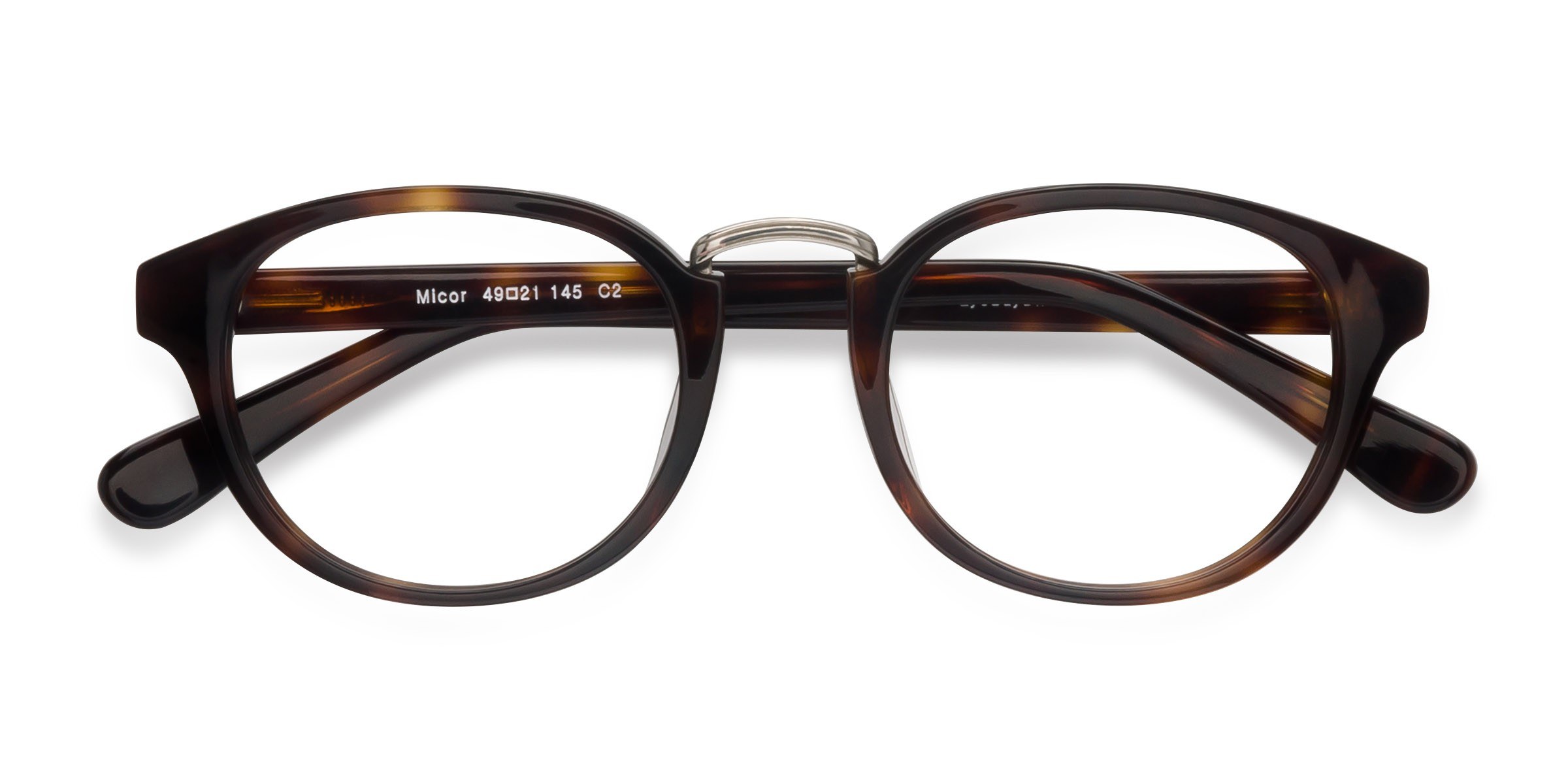 Micor Round Tortoise Full Rim Eyeglasses | Eyebuydirect Canada