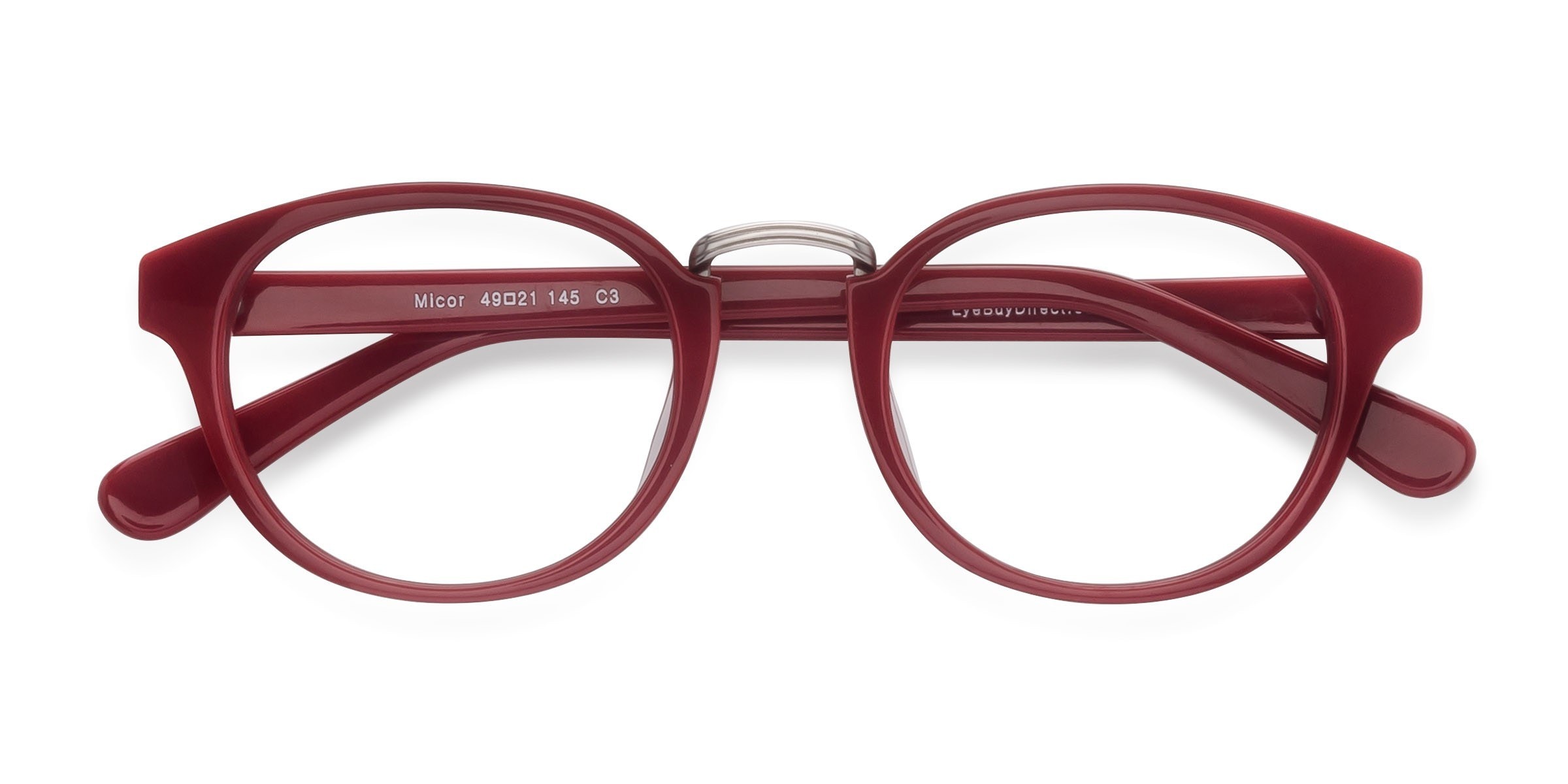 Micor Round Red Glasses for Women | Eyebuydirect