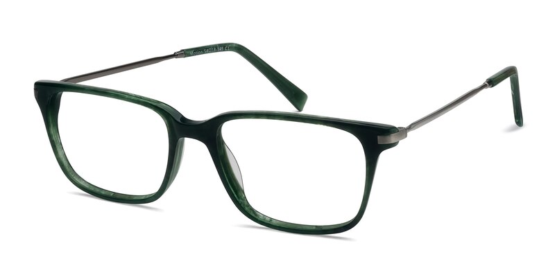 Motion Rectangle Green Full Rim Eyeglasses | Eyebuydirect Canada