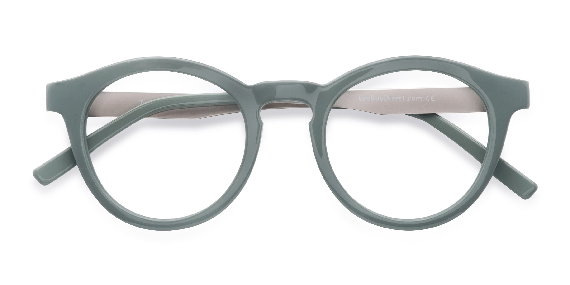 Twin Round Green Full Rim Eyeglasses | Eyebuydirect Canada
