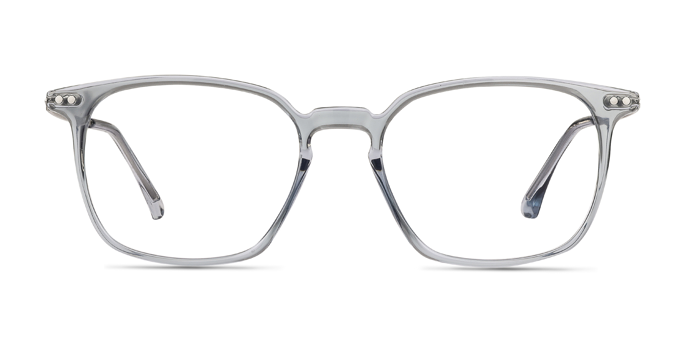 Ghostwriter Rectangle Clear Blue Full Rim Eyeglasses Eyebuydirect Canada