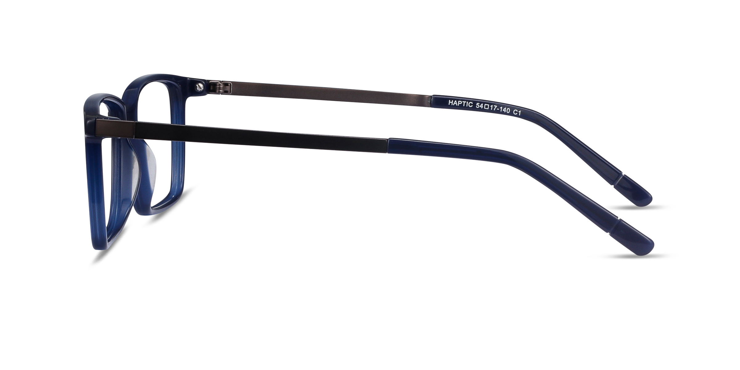 Haptic Rectangle Blue Full Rim Eyeglasses | Eyebuydirect