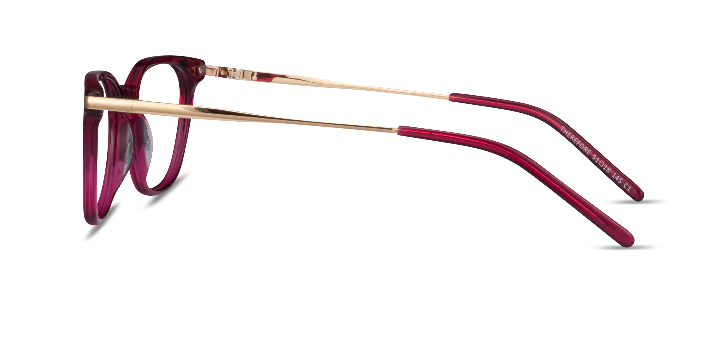 Therefore Oval Raspberry Glasses for Women | Eyebuydirect