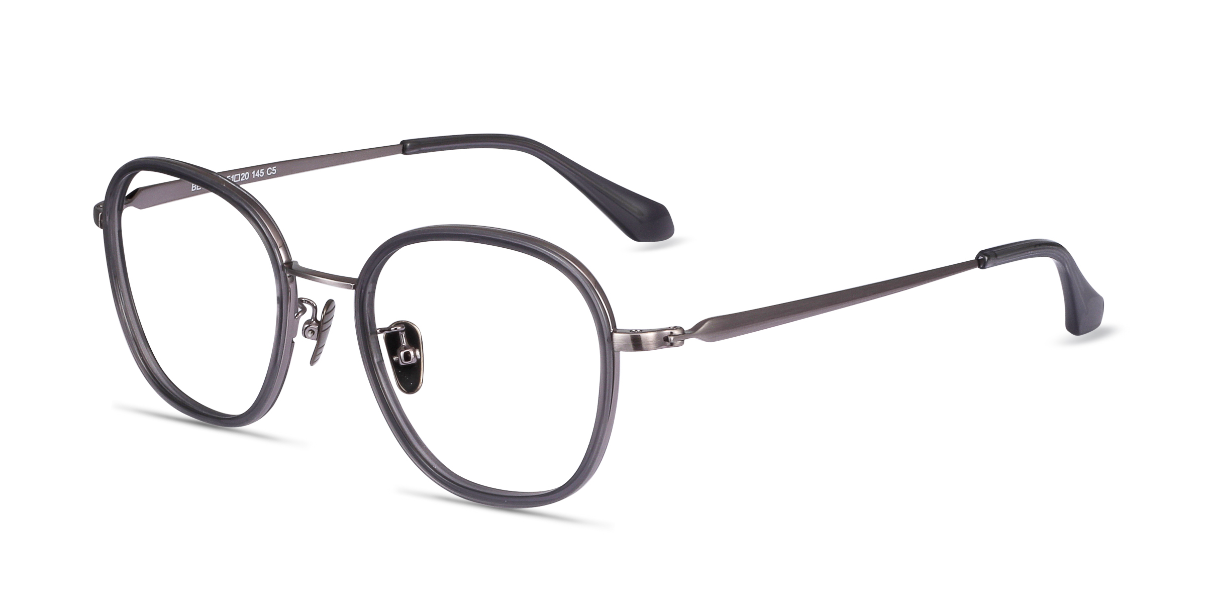 Beyond Square Gray Full Rim Eyeglasses | Eyebuydirect