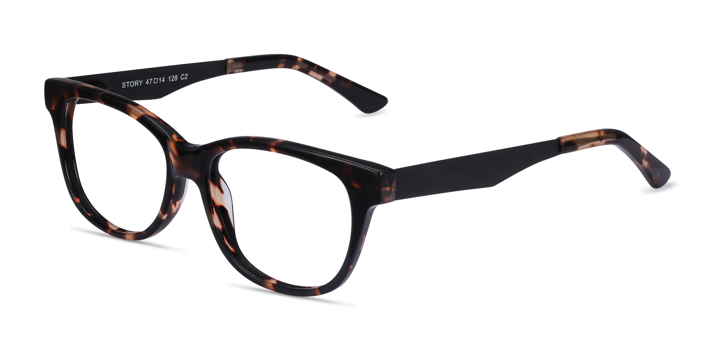 Story Cat Eye Tortoise Full Rim Eyeglasses | Eyebuydirect