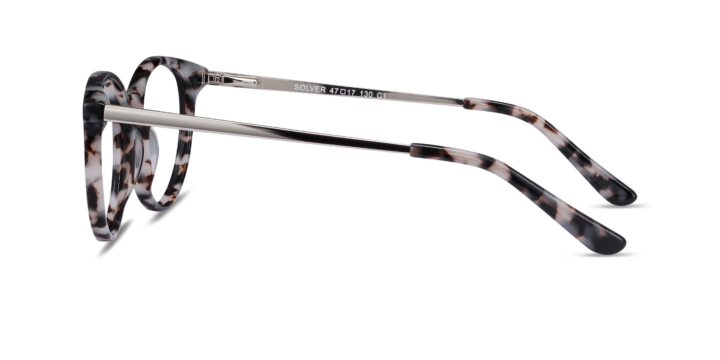 Solver Round Ivory Tortoise Full Rim Eyeglasses | Eyebuydirect