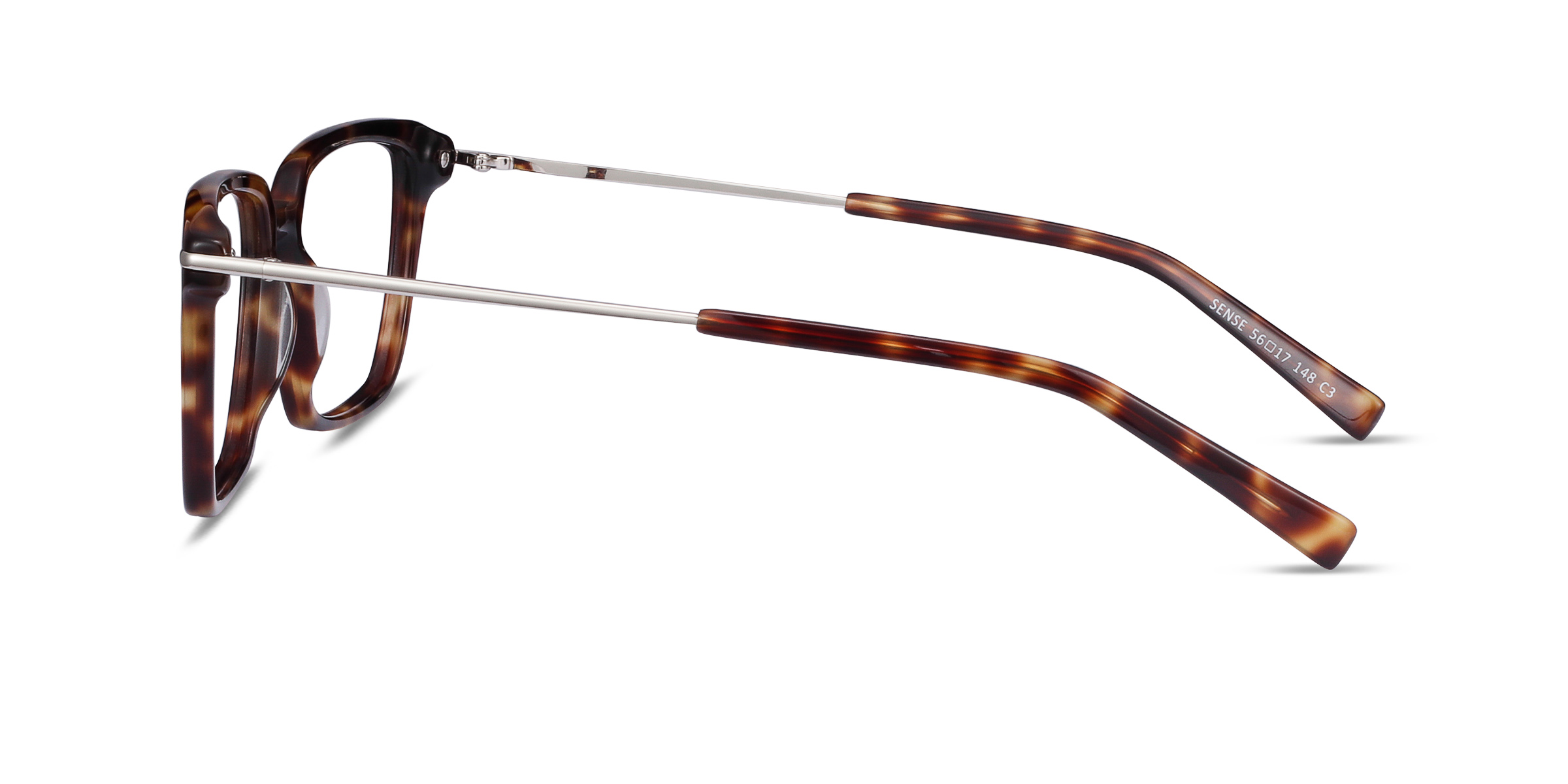 Sense Rectangle Tortoise Glasses for Men | Eyebuydirect