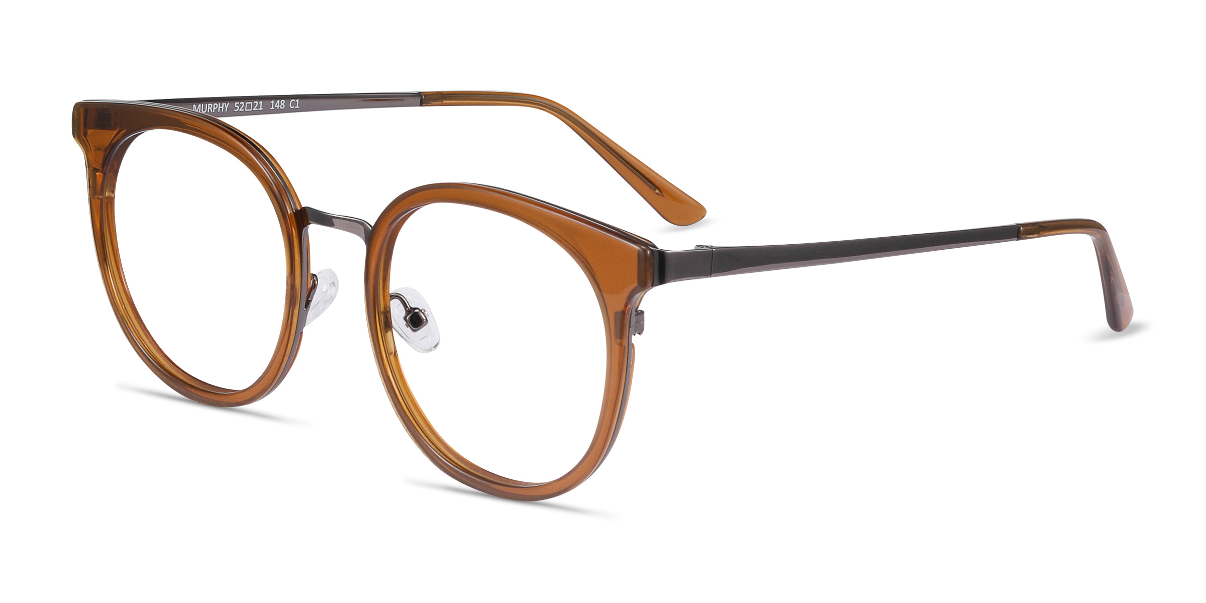 Murphy Round Brown Full Rim Eyeglasses | Eyebuydirect