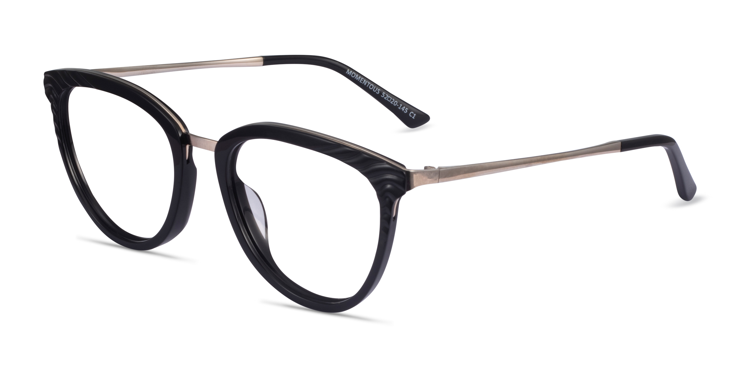 Momentous Cat Eye Black Glasses For Women Eyebuydirect 1812