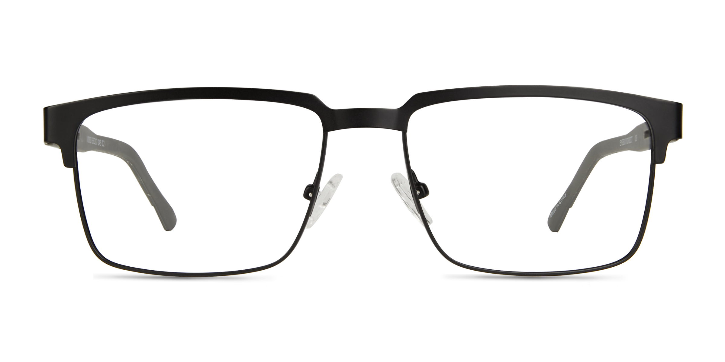 Video Rectangle Matte Black Glasses for Men | Eyebuydirect