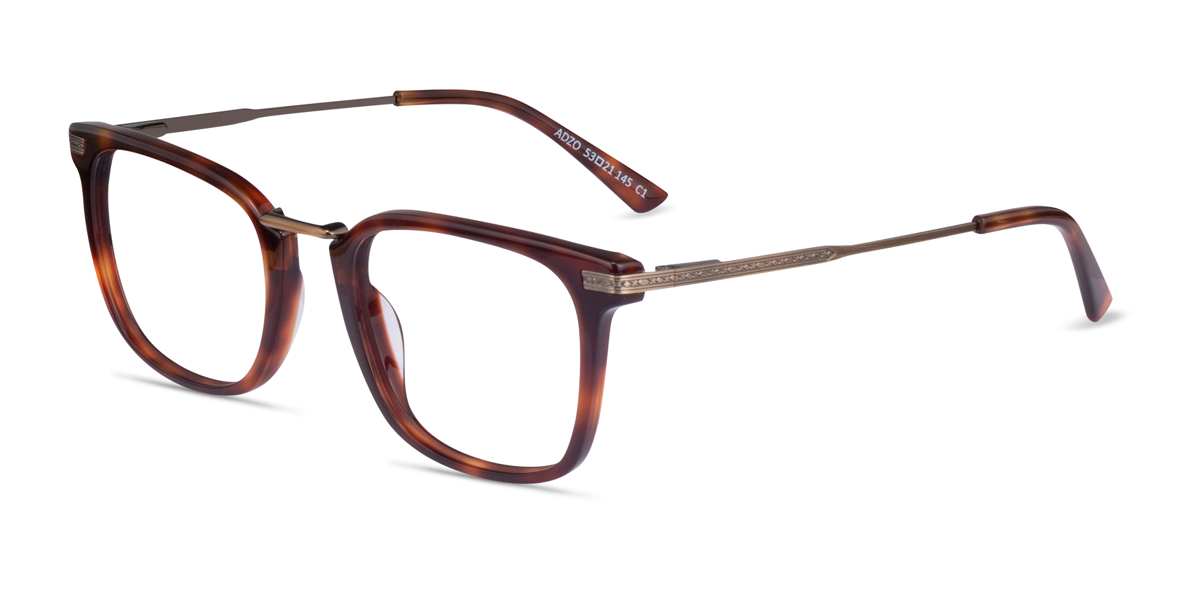 Adzo Square Tortoise Glasses for Men | Eyebuydirect Canada