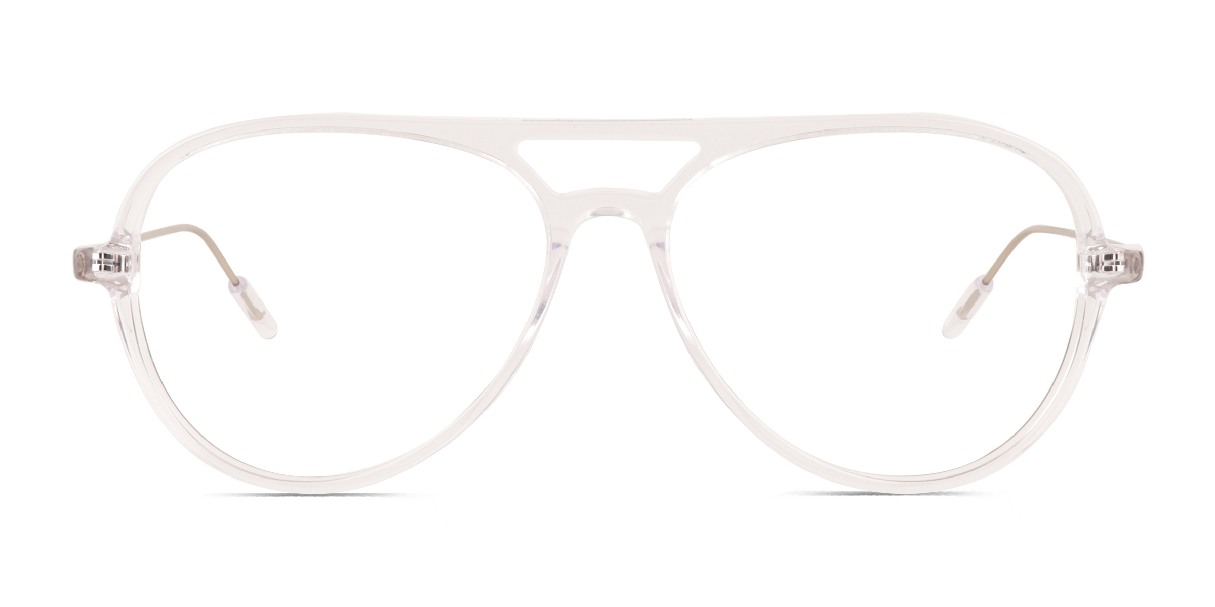 Quin Aviator Clear Full Rim Eyeglasses | Eyebuydirect