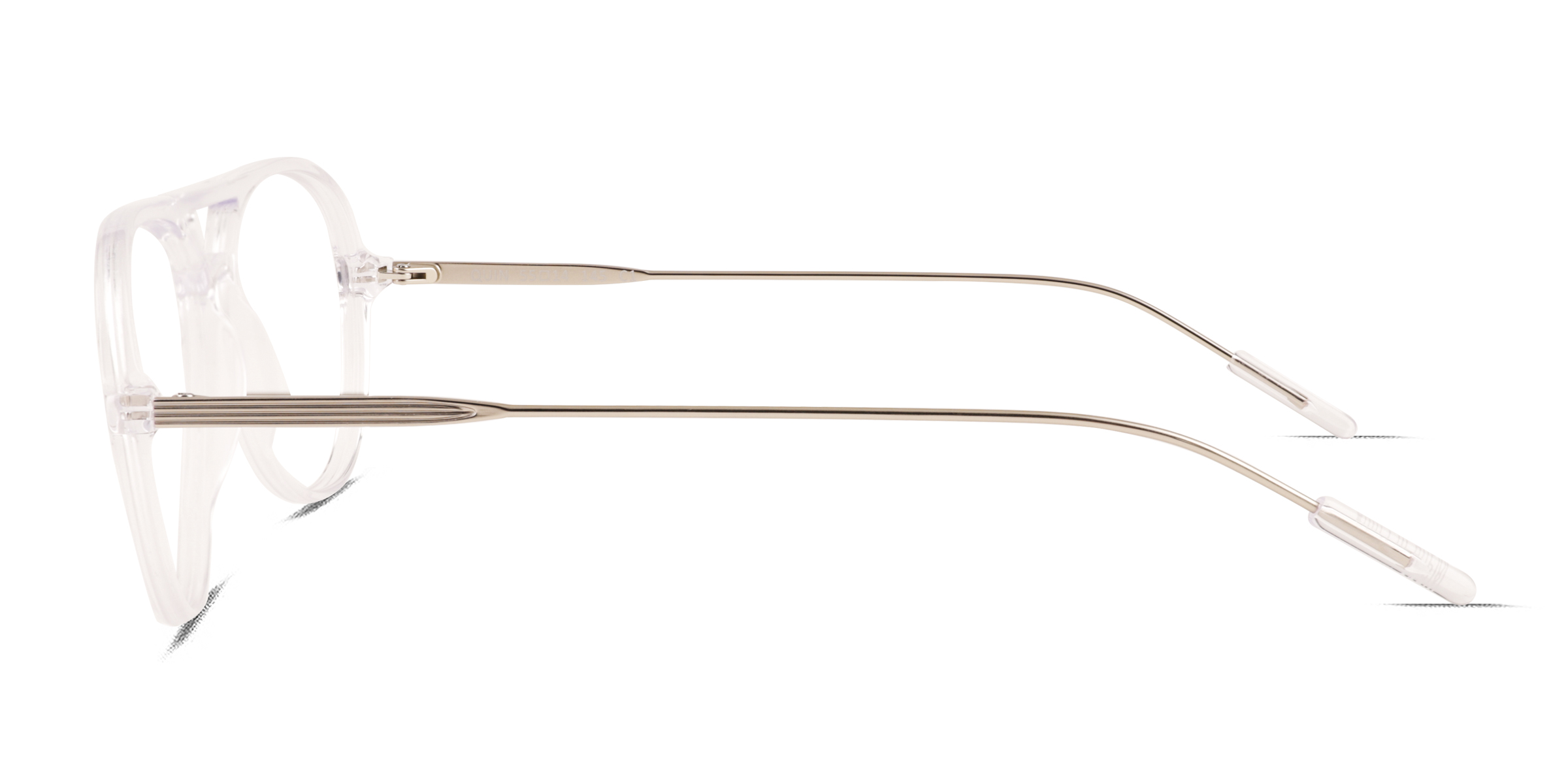 Quin Aviator Clear Full Rim Eyeglasses | Eyebuydirect