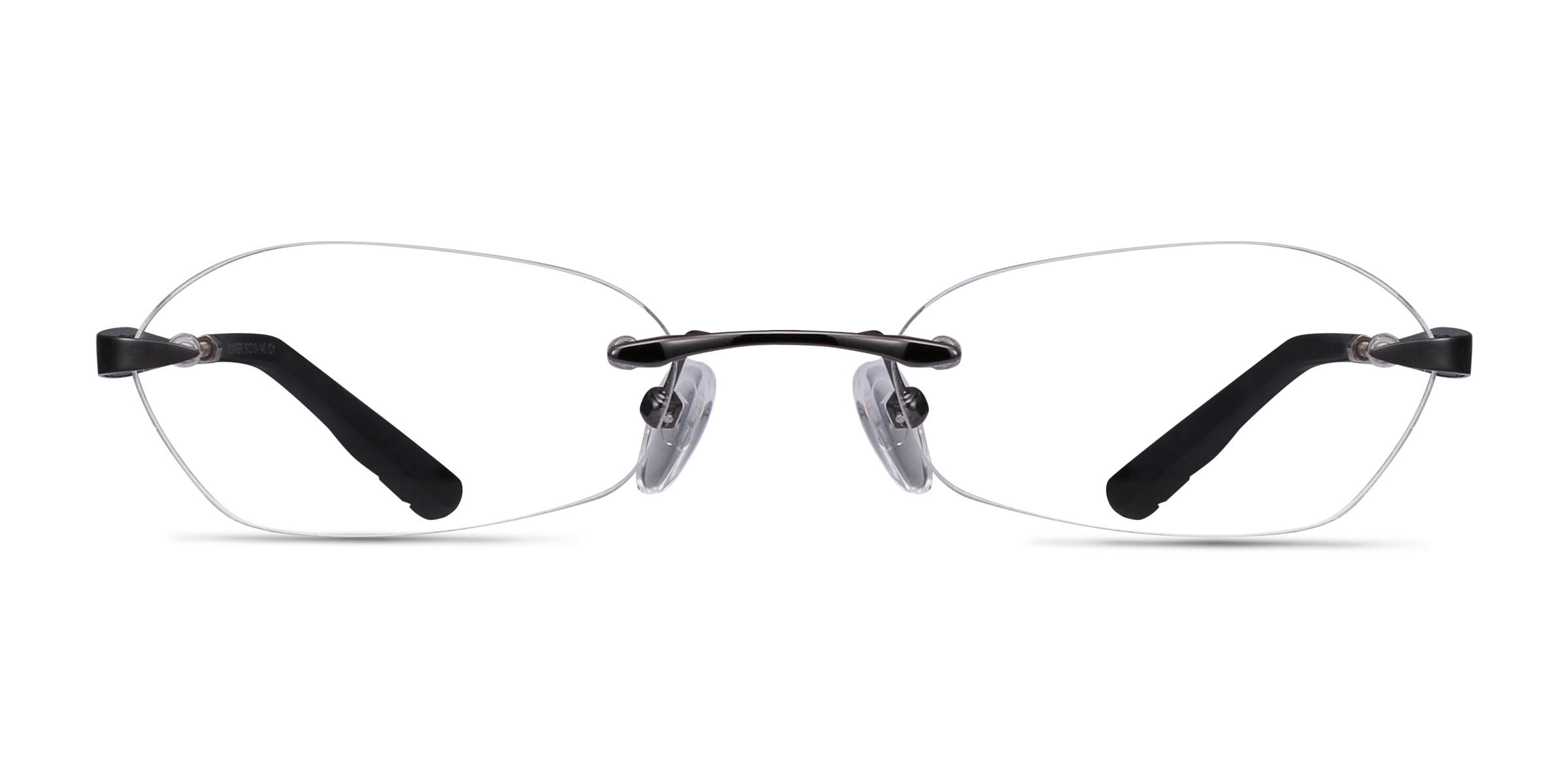 Summer Oval Gunmetal Rimless Eyeglasses | Eyebuydirect