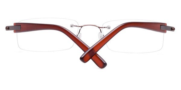 Chulym - Rectangulaire Brun Monture Lunettes de vue | Eyebuydirect France