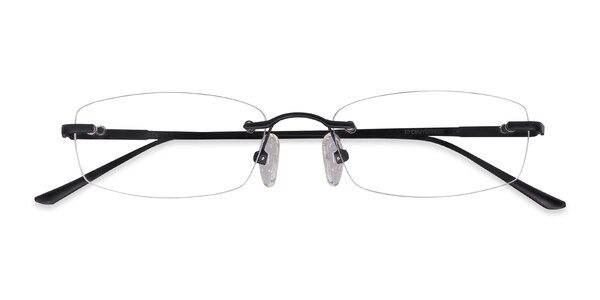 Clem Rectangle Black Rimless Eyeglasses | Eyebuydirect