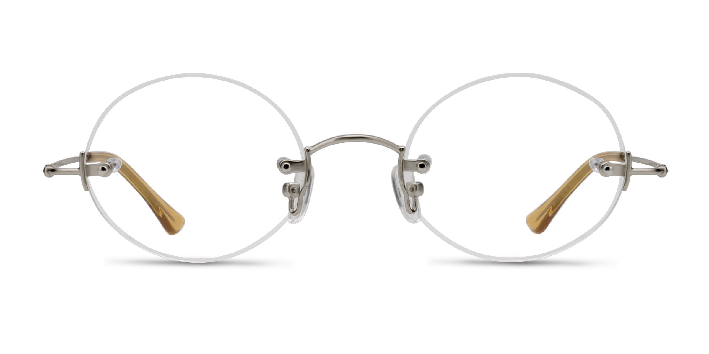 Silver Line Round Silver Rimless Eyeglasses | Eyebuydirect