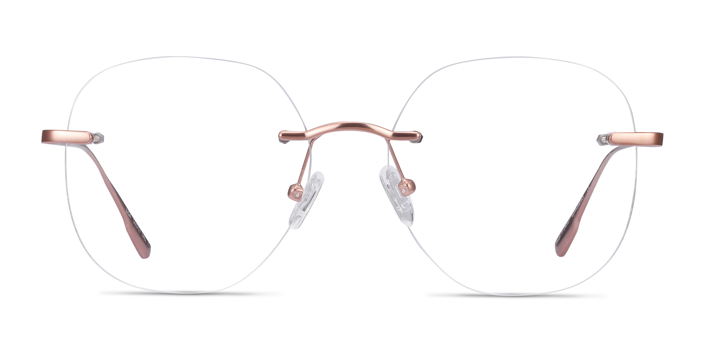 Lisa - Carré Or rose Monture Lunettes de vue Pour Femmes | Eyebuydirect ...
