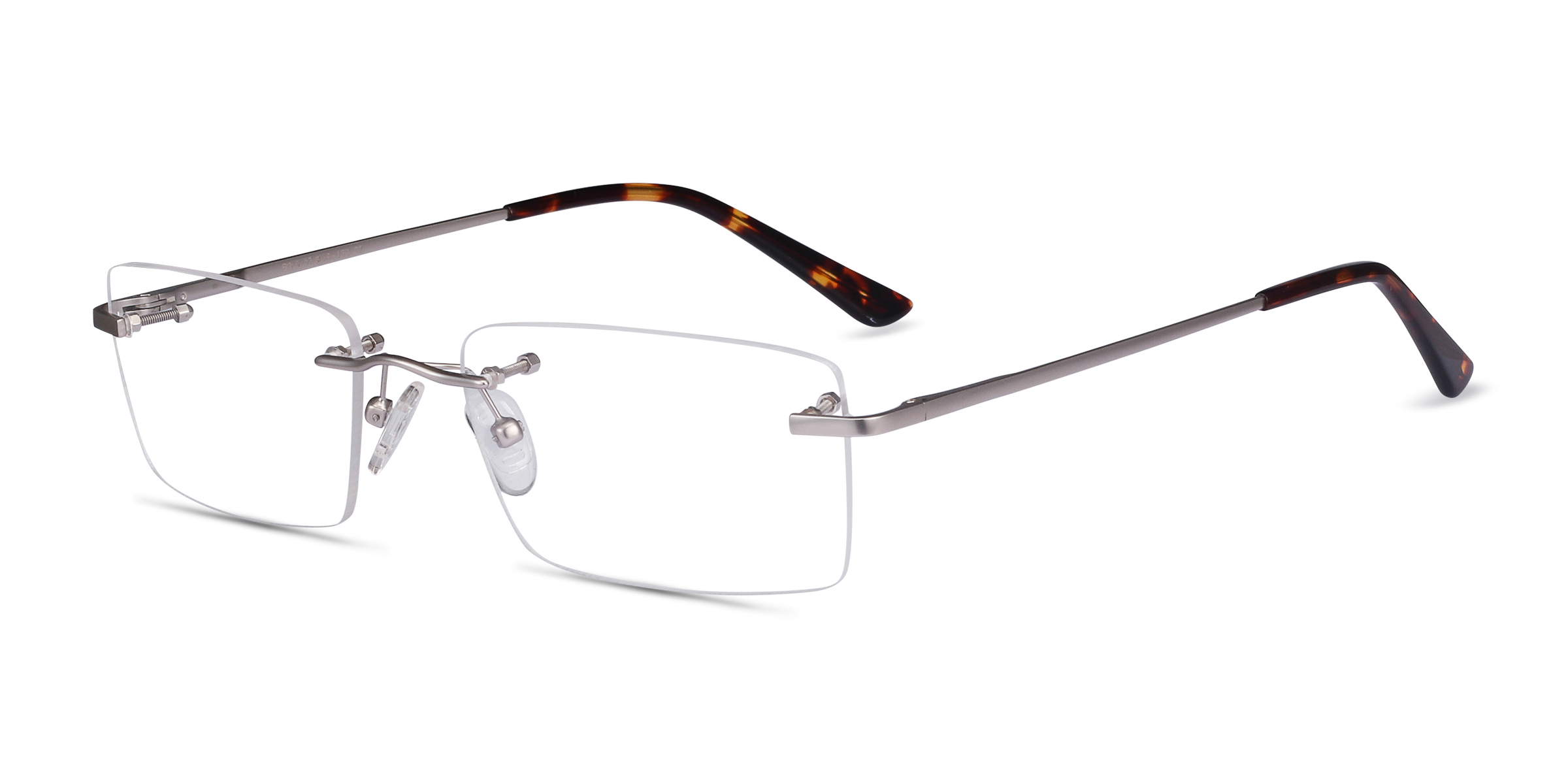 Bold - Valiant Silver RImless Eyeglasses | Eyebuydirect