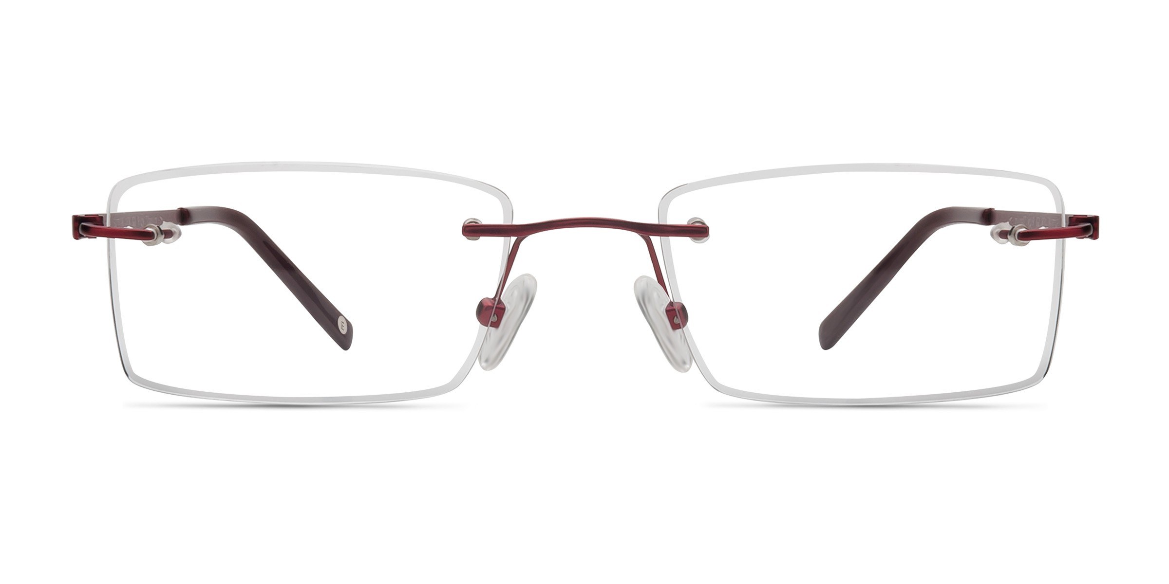 Pinnacle Rectangle Red Glasses for Women | Eyebuydirect