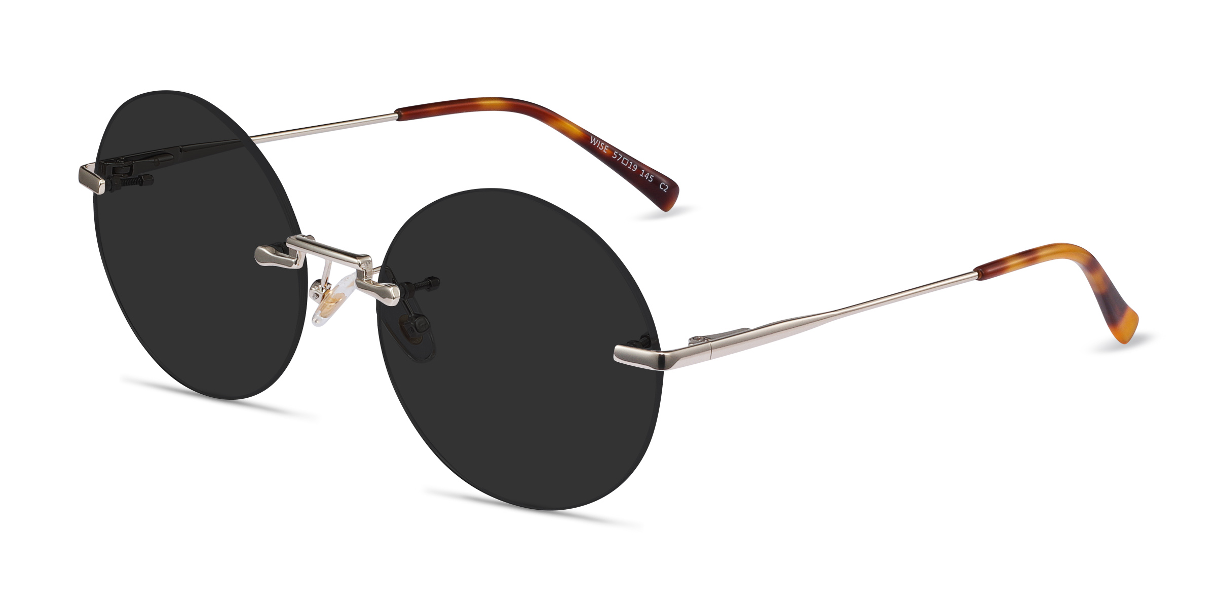Wise - Round Gold Frame Prescription Sunglasses | Eyebuydirect