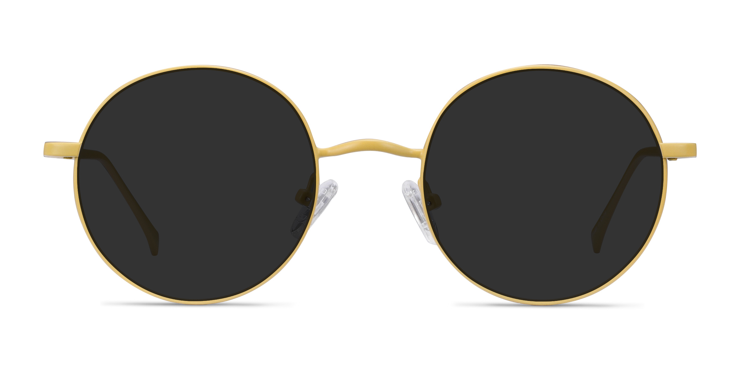 Sun Synapse - Round Yellow Frame Prescription Sunglasses | Eyebuydirect