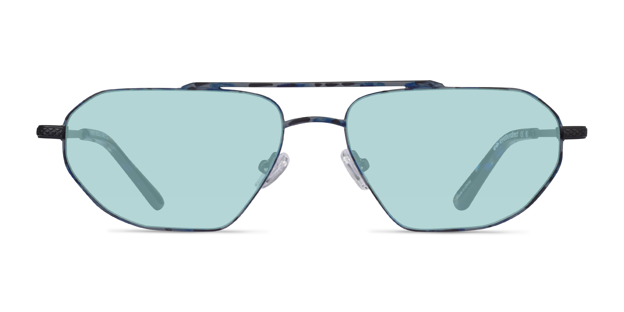 Viper - Aviator Blue Tortoise Frame Prescription Sunglasses | Eyebuydirect