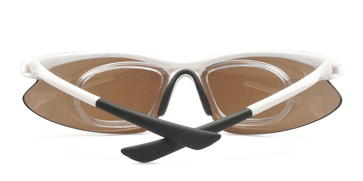 Jamarcus - White & Brown Frame Sunglasses For Men | Eyebuydirect