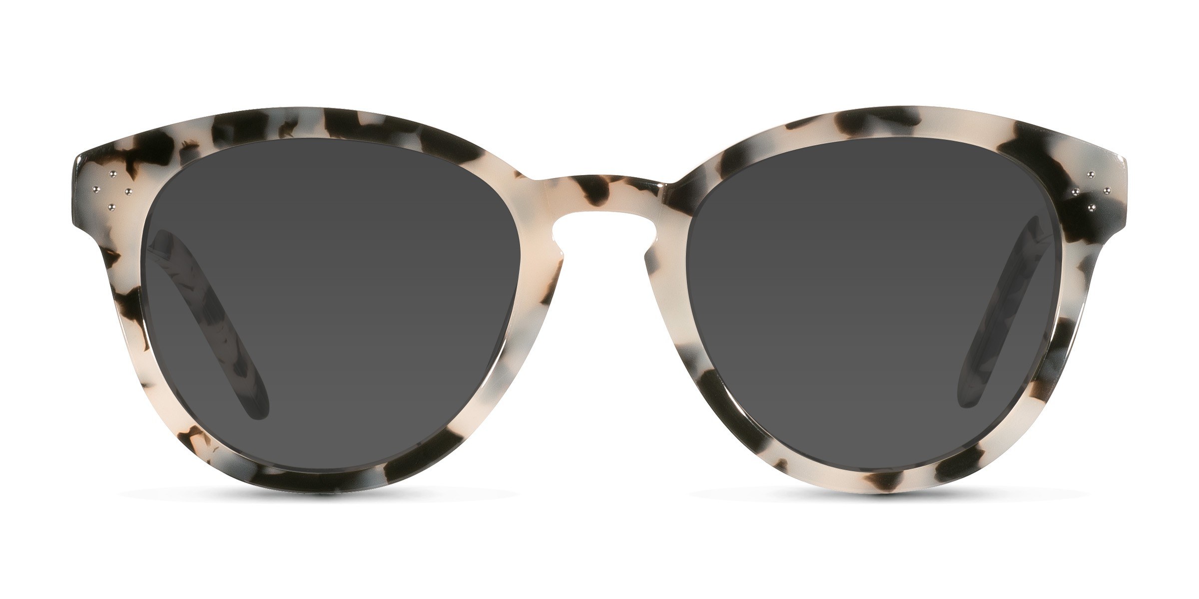 Augustine - Round Ivory Tortoise Frame Sunglasses For Women | Eyebuydirect