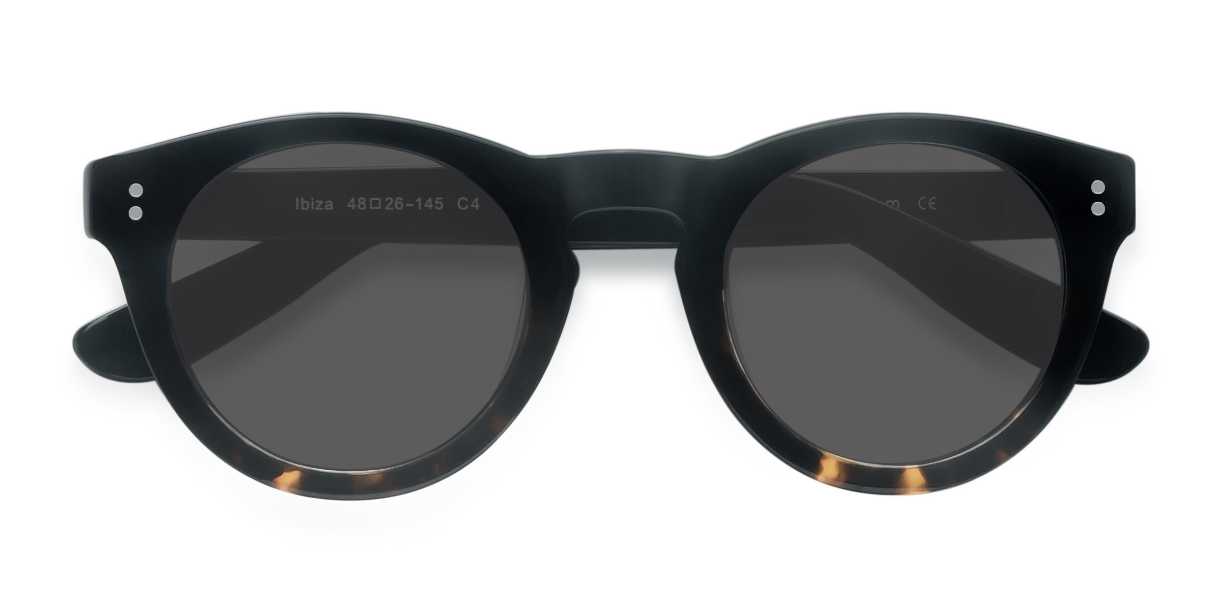 Ibiza - Round Tortoise Frame Sunglasses For Women | Eyebuydirect Canada