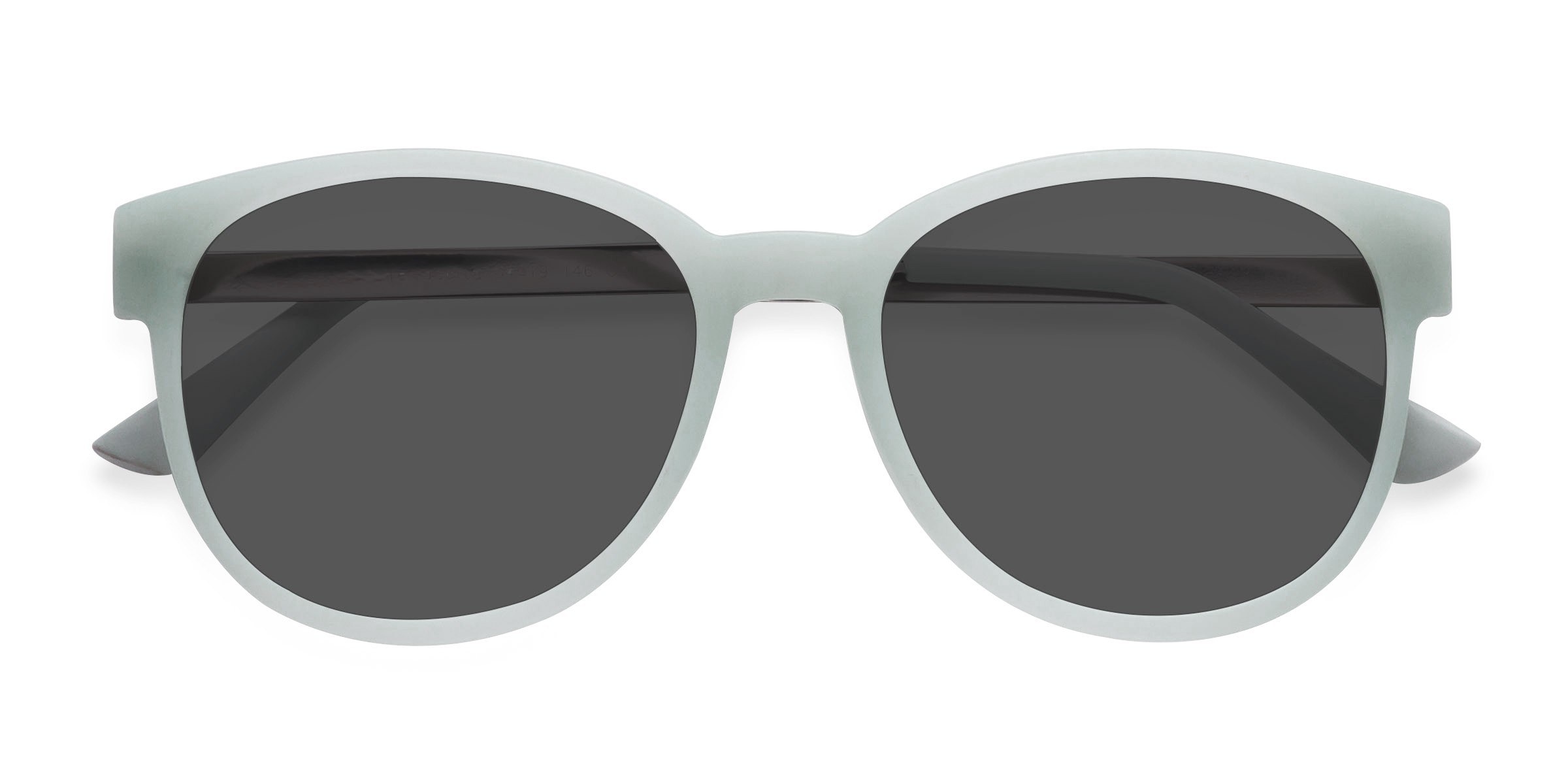 Terracotta - Round Light Green Frame Sunglasses For Women ...