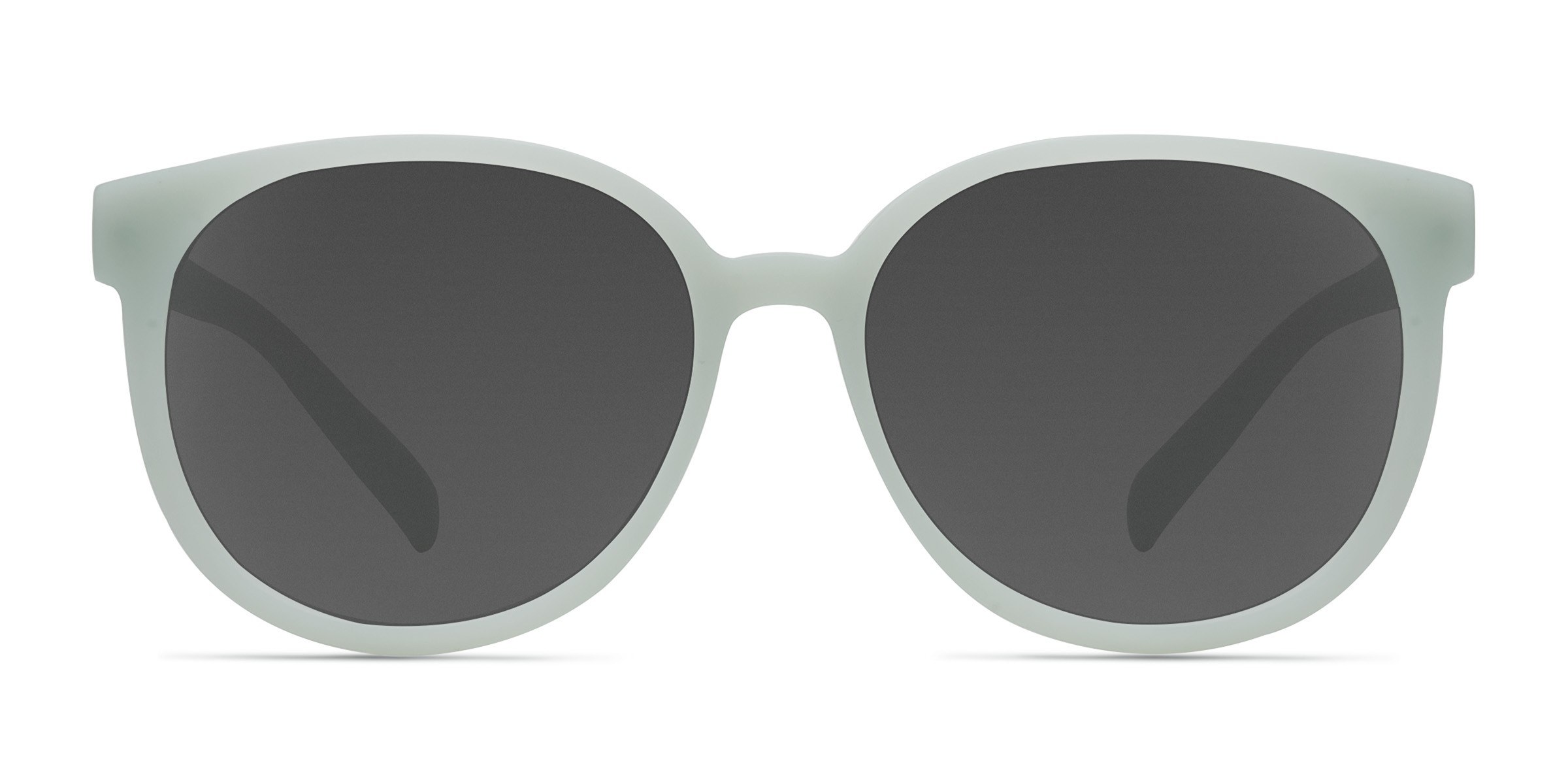 Dundee - Round Light Blue Frame Sunglasses For Women | Eyebuydirect