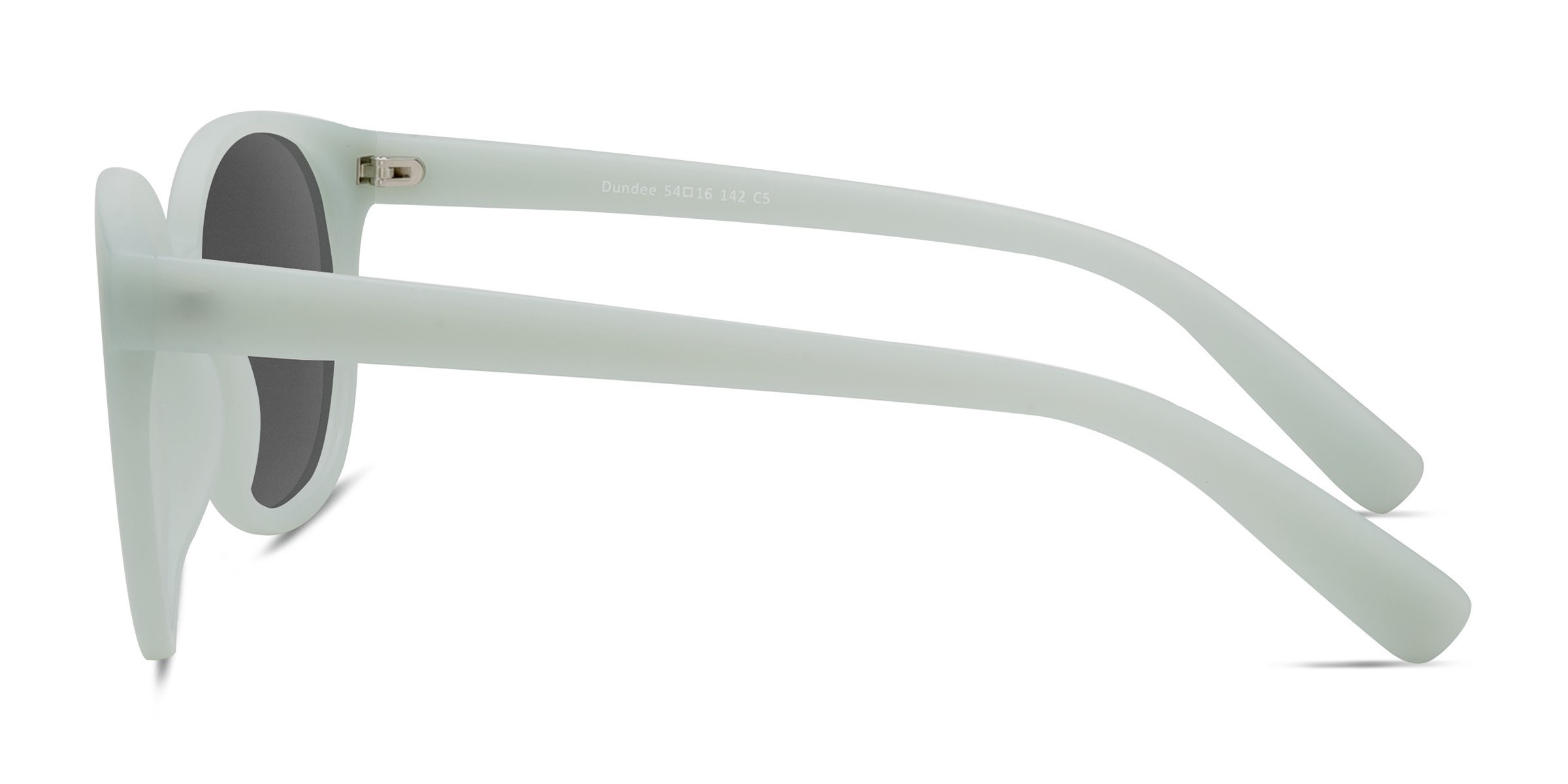 Dundee - Round Light Blue Frame Sunglasses For Women | Eyebuydirect