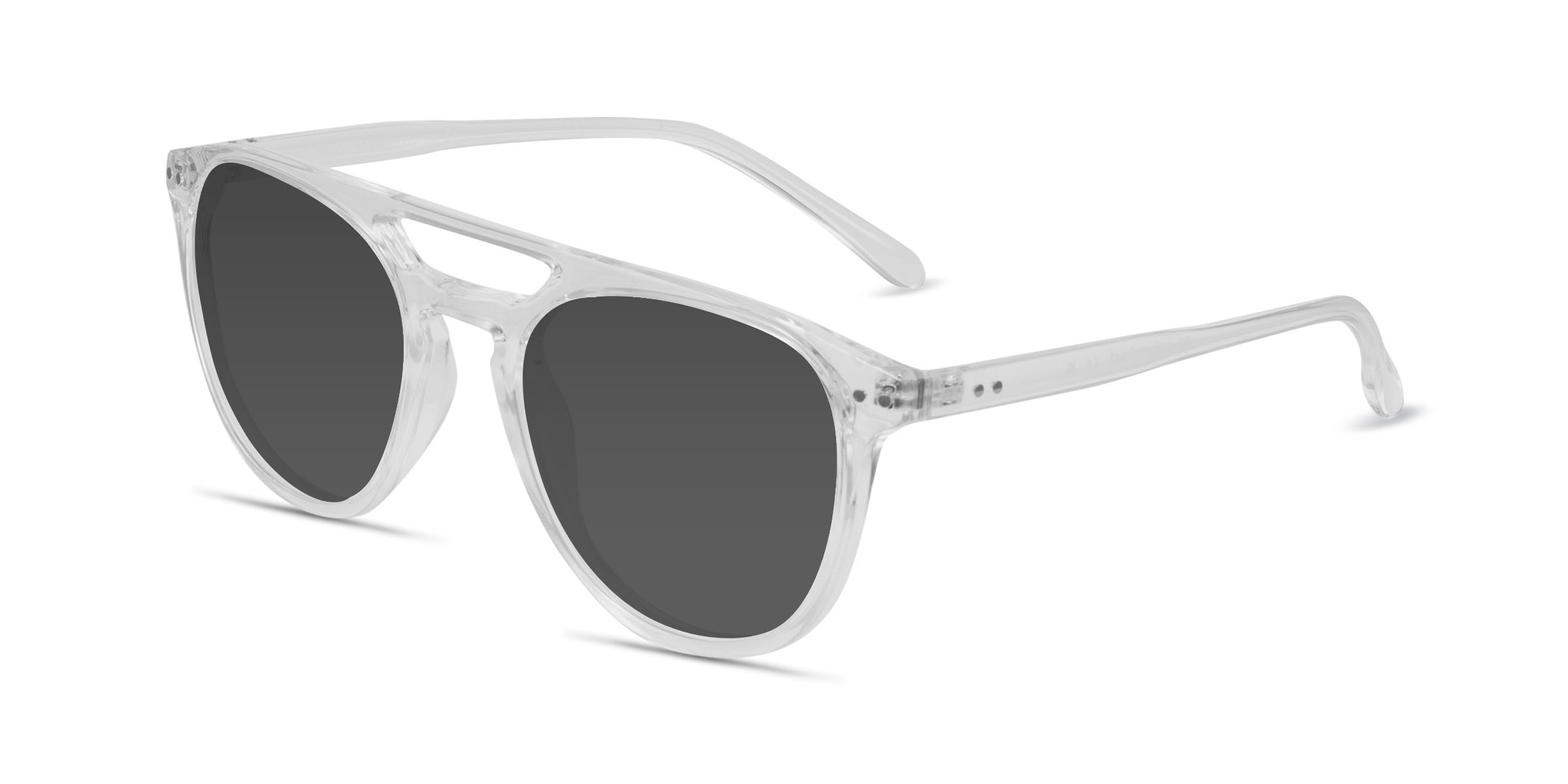 Meadow - Aviator Clear Frame Prescription Sunglasses | Eyebuydirect