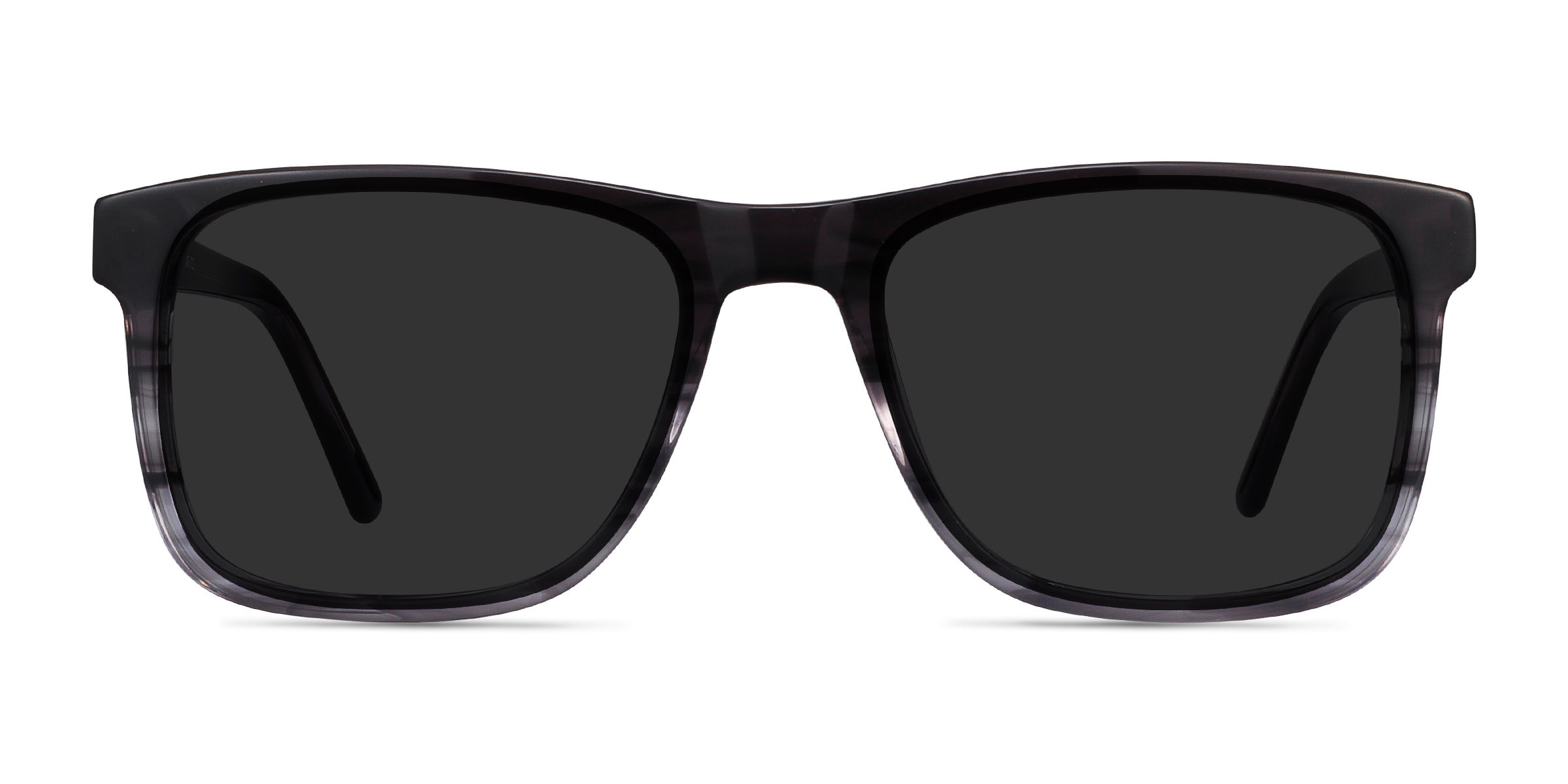 Kudos - Rectangle Gray Frame Sunglasses For Men | Eyebuydirect