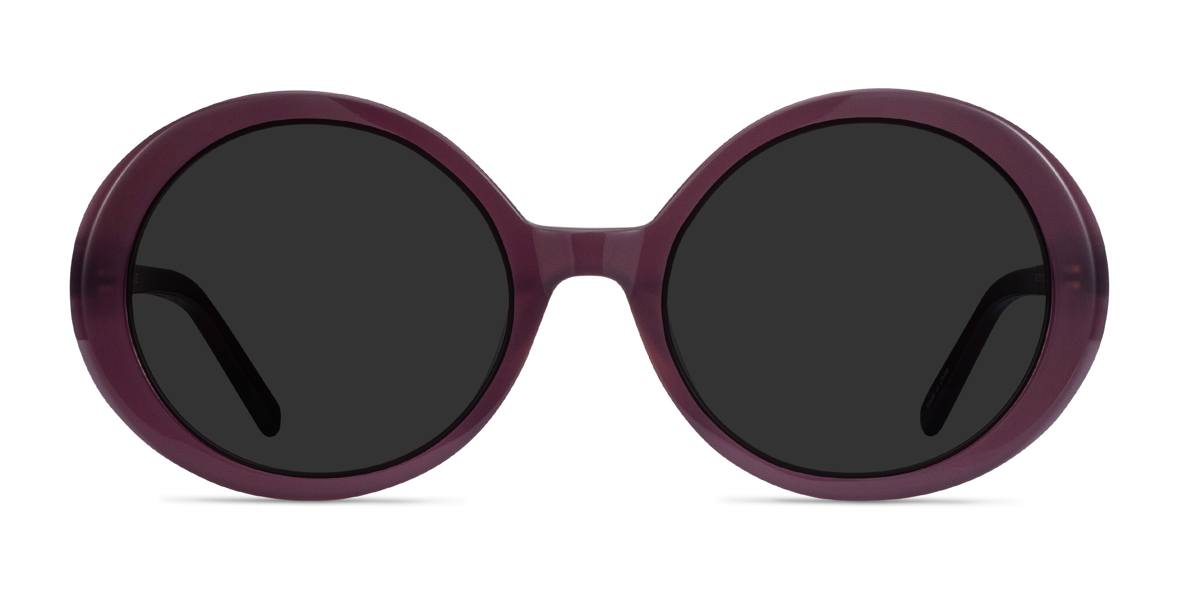 Tina - Oval Purple Frame Sunglasses For Women | Eyebuydirect