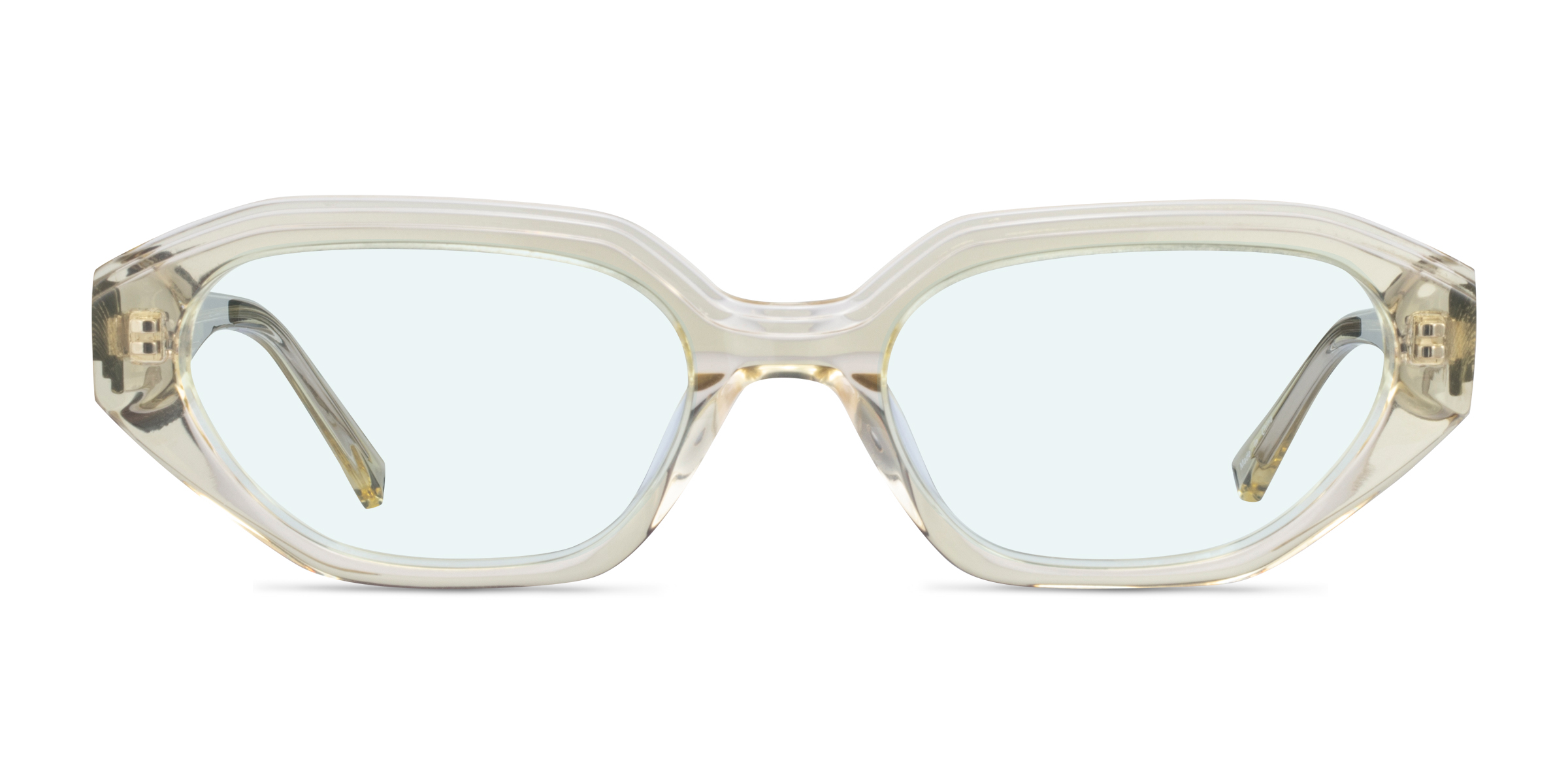 Ronette - Cat Eye Crsytal Yellow Frame Sunglasses For Women | Eyebuydirect