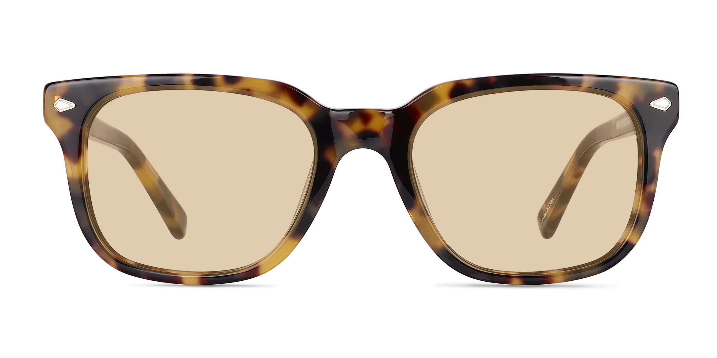 Rugby - Round Spotty Tortoise Frame Prescription Sunglasses | Eyebuydirect