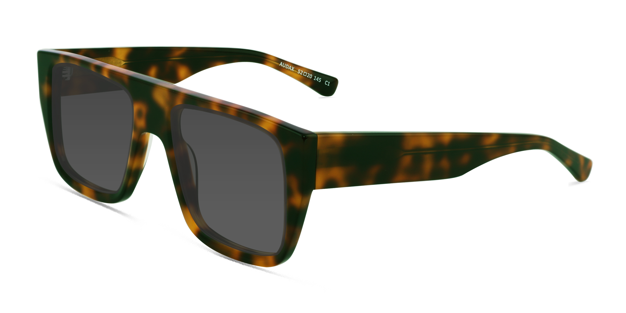 Audax - Square Brown Tortoise Frame Sunglasses For Men | Eyebuydirect
