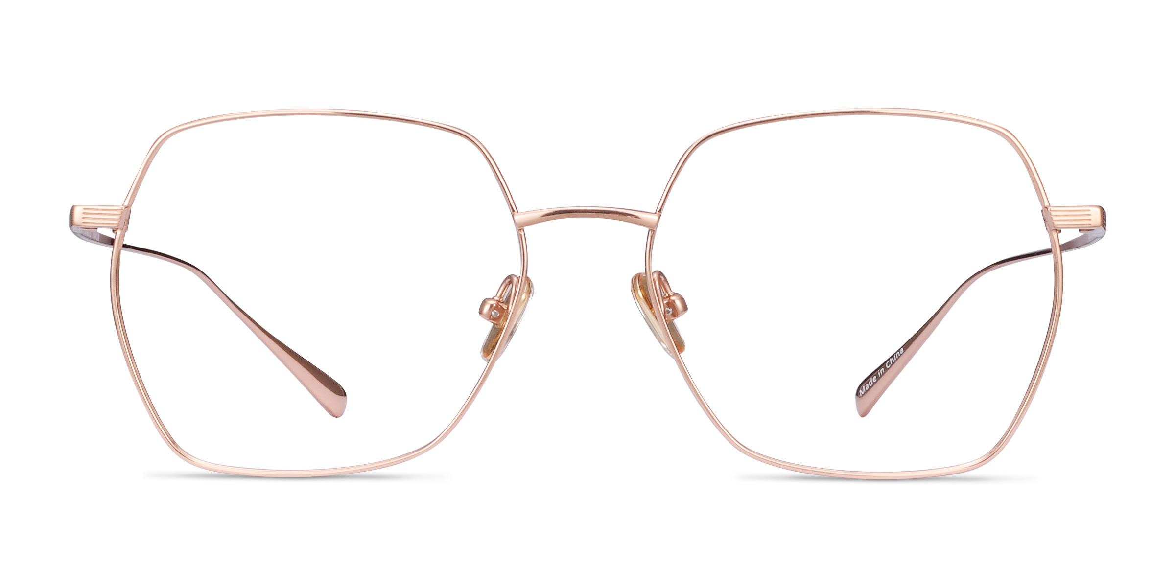 Holistic Square Rose Gold Full Rim Eyeglasses | Eyebuydirect