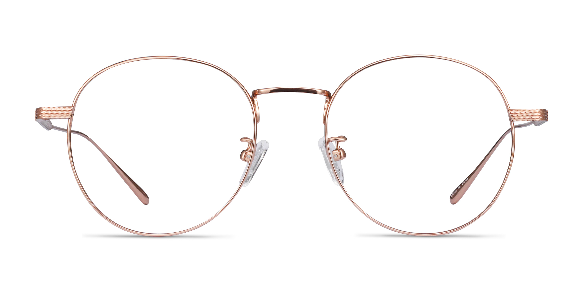 Geometry Round Rose Gold Full Rim Eyeglasses | Eyebuydirect