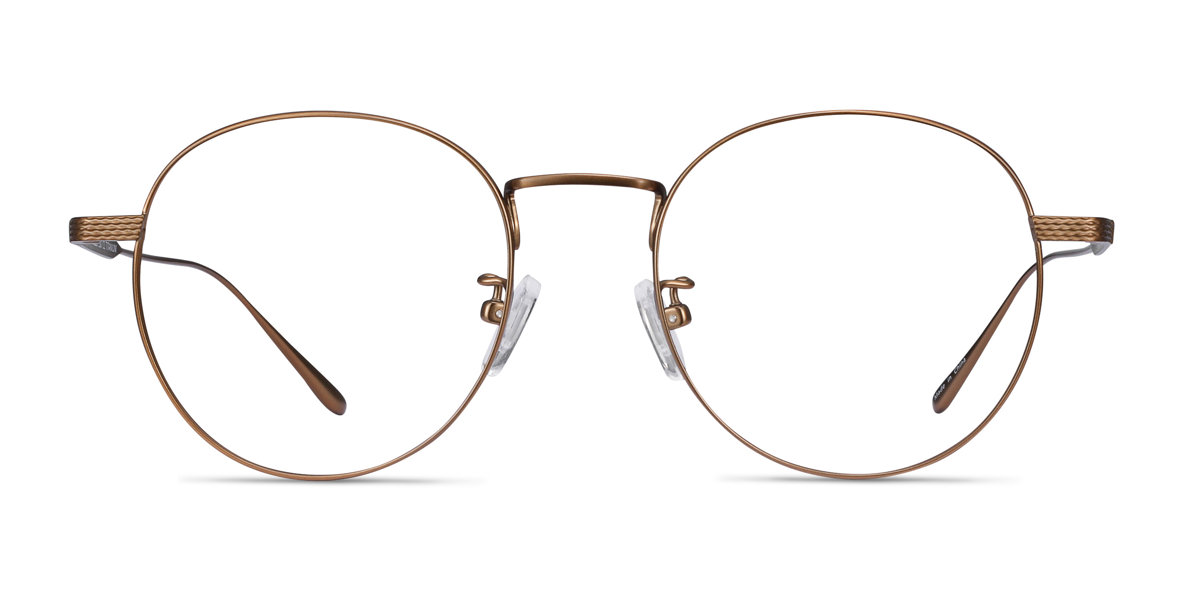 Geometry Round Bronze Full Rim Eyeglasses | Eyebuydirect